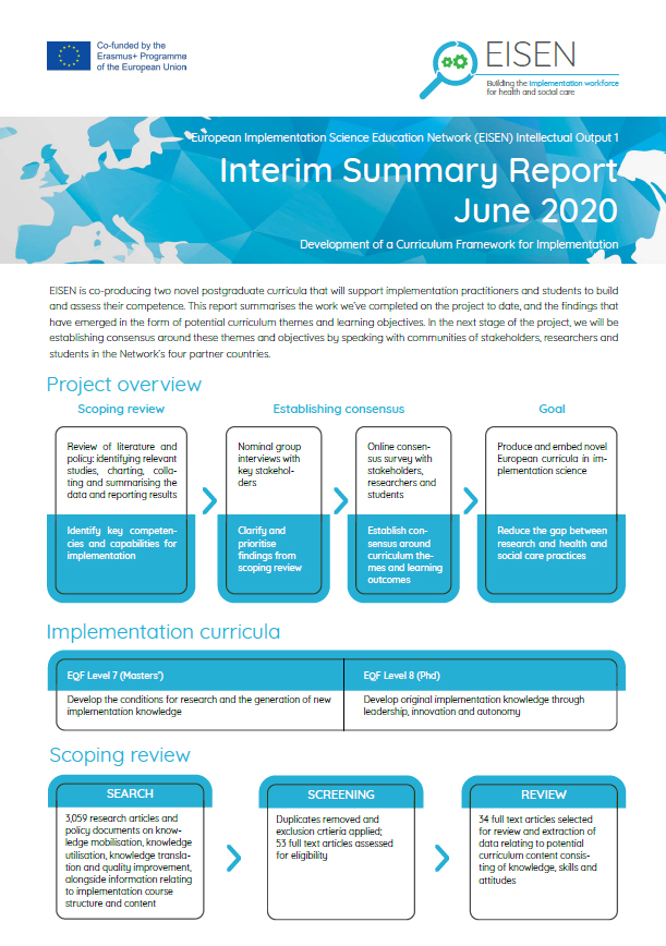Interim Summary Report June 2020 - EISEN